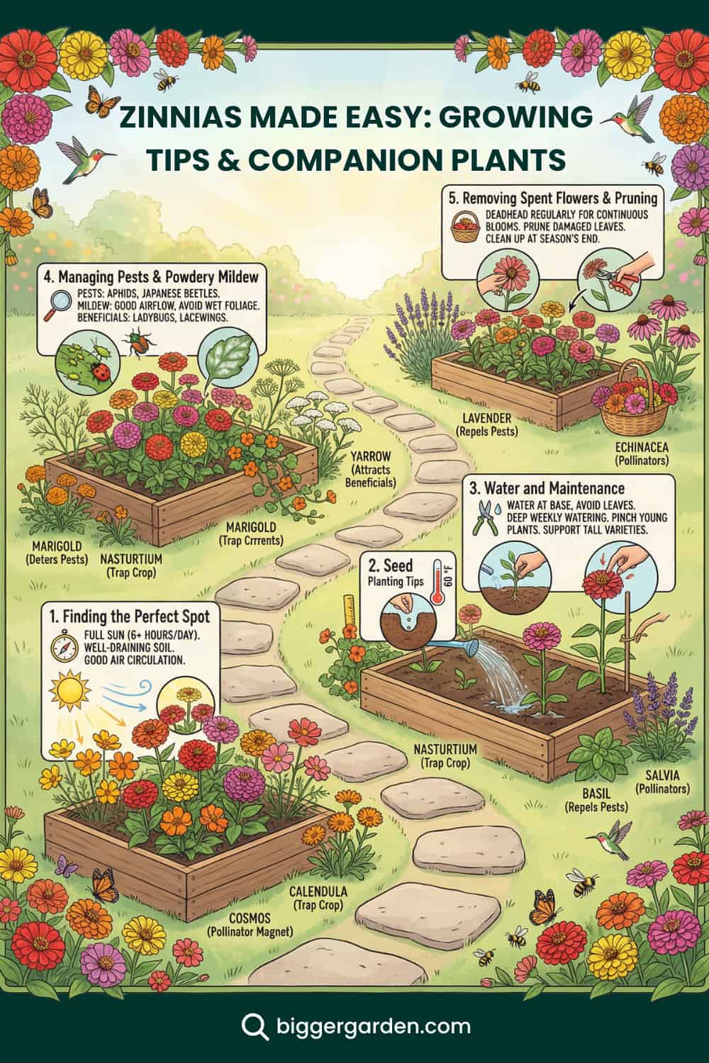 Brighten Your Garden and Mood with Zinnias: A Colorful Guide to Growing ...