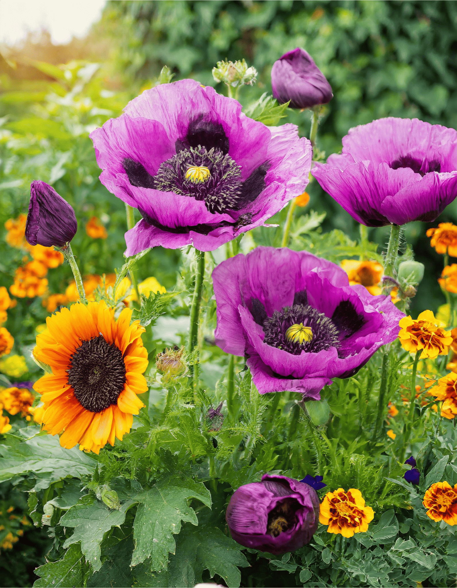 Crafting a Purple Poppy Paradise: 7 Flower Arrangement Ideas for Your ...