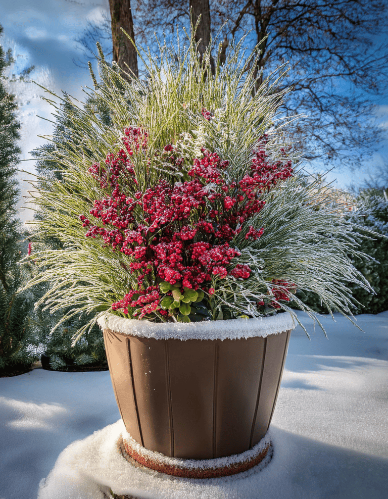 11 Simple Winter Planter Ideas to Brighten Your Outdoors
