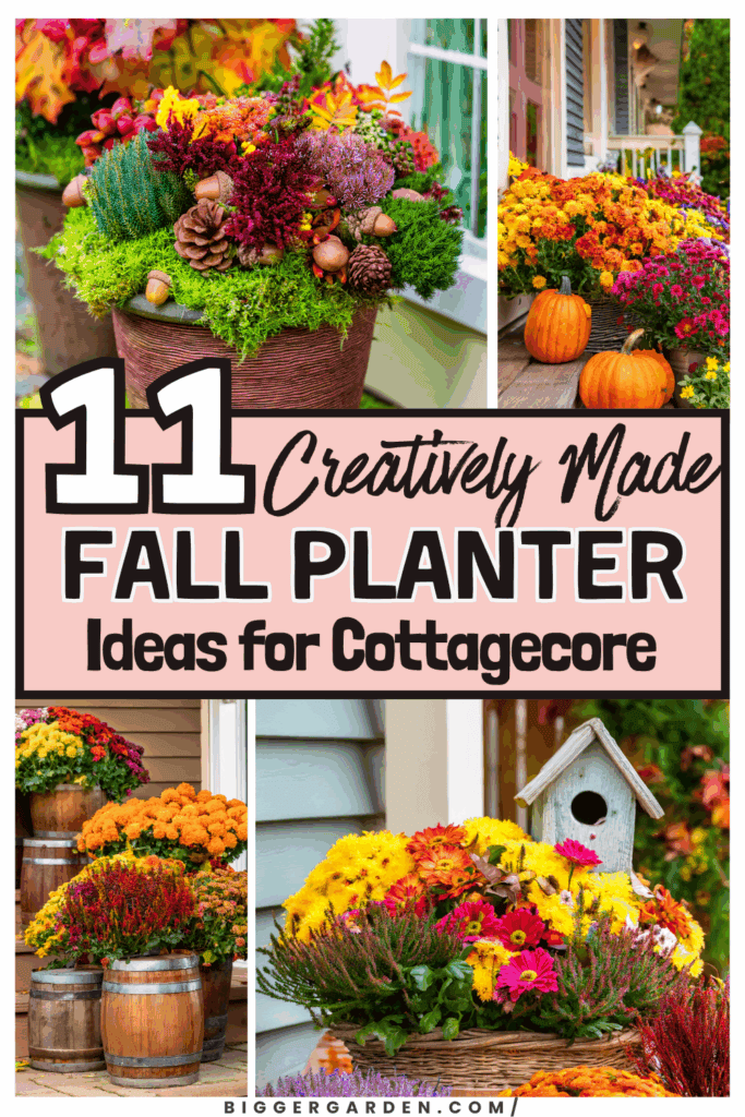 11 Cottage Core Fall Planter Ideas for Rustic Porch Designs | Bigger Garden